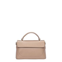 Luisa Vannini Beige Rindsledertasche