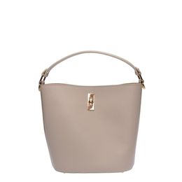 Luisa Vannini Beige Rindsledertasche