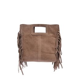 Anna Luchini Beige Rindsledertasche