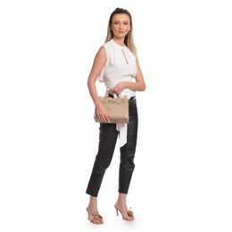 Isabella Rhea Beige Rindsledertasche