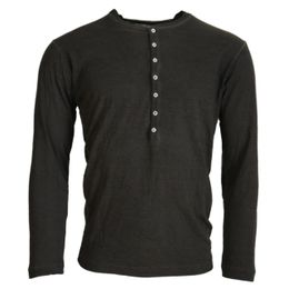 Dsquared2 Langarm-Henley-Shirt Tsh3535