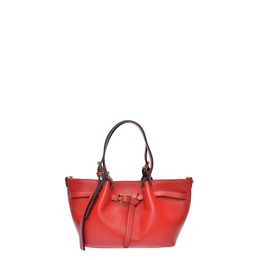 Luisa Vannini Rot Rindsledertasche