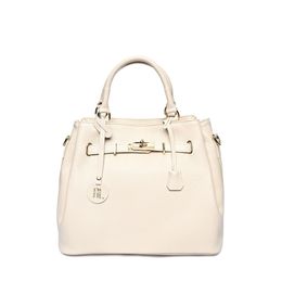 Anna Luchini Beige Rindsledertasche