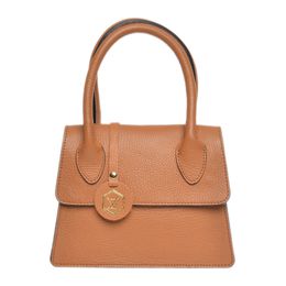 Luisa Vannini Braun Rindsledertasche