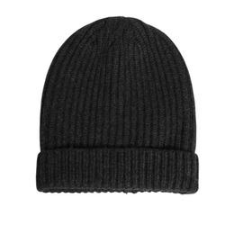 Dolce & Gabbana Dolce & Gabbana Schwarze Kaschmir Strickm&uuml;tze Herren Capello Hut