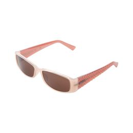 Guess Gu 7259 Beigebraun Rechteckige Sonnenbrille