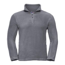 Russel Athletic Russell - Fleece-Oberteil mit kurzem Rei&szlig;verschluss f&uuml;r Herren (Grau)