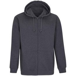 SOLS - "Carter" Hoodie mit durchgehendem Rei&szlig;verschluss f&uuml;r Herren/Damen Unisex (Holzkohle-Mergel)