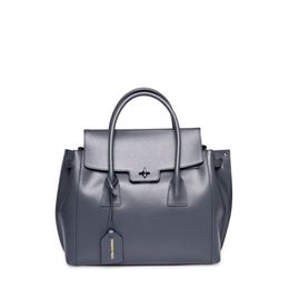 Luisa Vannini Grau Rindsledertasche