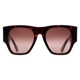 Chlo&eacute; Chloe Square Womens Dark Havana Braun Gradient CH0233S