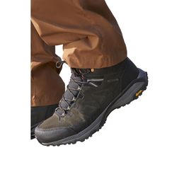 Mountain Warehouse Herren Extreme Rockies Leder Wanderschuhe (Khaki Gr&uuml;n)