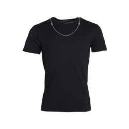 Dolce & Gabbana Chaindetailiertes T-Shirt Tsh86254