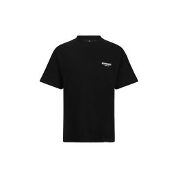 Repr&auml;sentieren Schwarzes Baumwoll-T-Shirt