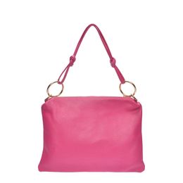 Luisa Vannini Fuchsia Rindsledertasche