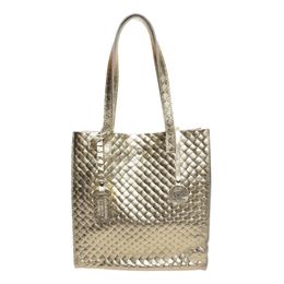 Anna Luchini Gold Rindsledertasche