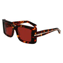 Ferragamo Braune Acetat-Sonnenbrille