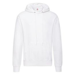 Fruit of the Loom Unisex Erwachsene Klassisches Sweatshirt mit Kapuze (Wei&szlig;)