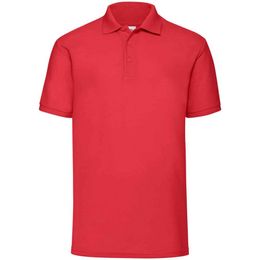 Fruit of the Loom - Poloshirt f&uuml;r Herren (Rot)