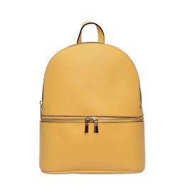 Isabella Rhea Gelb Rindsledertasche