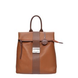 Luisa Vannini Zweifarbig Rindsledertasche