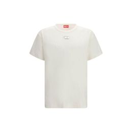 Diesel Wei&szlig;es Baumwoll-T-Shirt