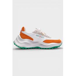 Casablanca Atlantis Sneaker Mit Orangen Details Und Wei&szlig;en Schuhen