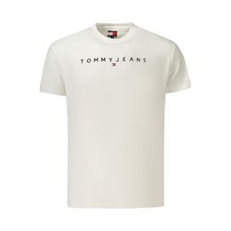 Tommy Hilfiger Wei&szlig;es Baumwoll-Herren-T-Shirt