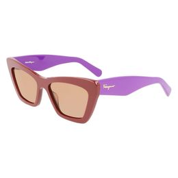 Braune Acetat-Sonnenbrille