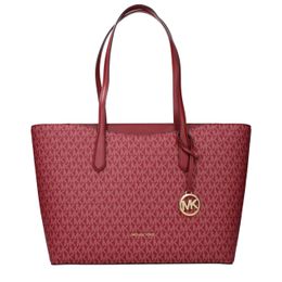 Michael Kors Rote Stoff Schultertasche