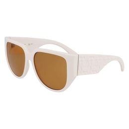 Ferragamo Wei&szlig;e Bio-Injektions-Sonnenbrille