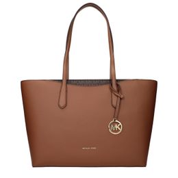 Michael Kors braune Leder-Umh&auml;ngetasche