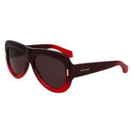Rote Acetat-Sonnenbrille