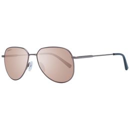 Bronzefarbene Metallsonnenbrille