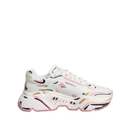 Dolce & Gabbana Dolce & Gabbana Mehrfarbige Handgemalte DAYMASTER Sneaker Schuhe