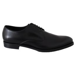 Dolce & Gabbana Dolce & Gabbana Schwarze Leder SARTORIA Handgefertigte Schuhe