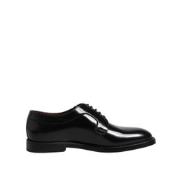 Dolce & Gabbana Dolce & Gabbana Schwarze Leder Schn&uuml;r- Derby-Formalschuhe