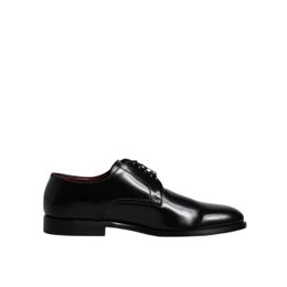 Dolce & Gabbana Dolce & Gabbana Schwarze Kalbsleder Derby Schn&uuml;rschuhe f&uuml;r formelle Anl&auml;sse