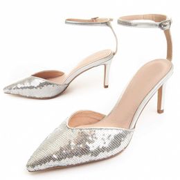 Montevita Absatzschuh Festshoe2 in Silber