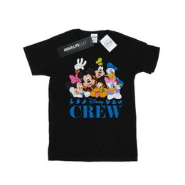 Disney - "Mickey Mouse Disney Friends" T-Shirt f&uuml;r M&auml;dchen (Schwarz)