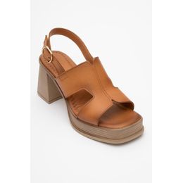 Zennia Leder Plateau Sandale (Women)