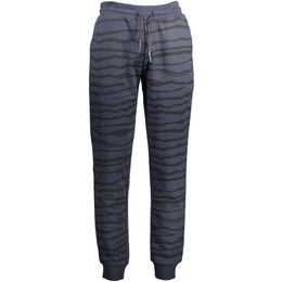 Cavalli Class Blu Baumwolle Herren Jogginghose