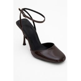 Blues Runder Zehenbereich Kn&ouml;chelriemen Pumps (Damen)