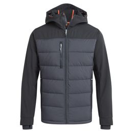 Craghoppers - "Castleford" Jacke Hybrid f&uuml;r Herren (Schwarz)