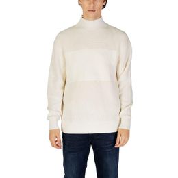 Calvin Klein Jeans Stehkragenpullover mit Rippstrick