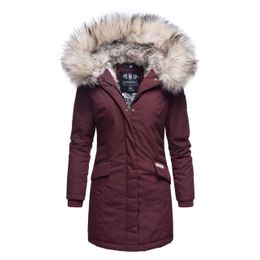 Navahoo Damen Winter Parka Cristal &ndash; Premium Kollektion mit Abnehmbarem Kunstfellkragen