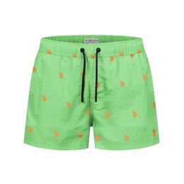 U.S. Polo Assn. Herren Badeshorts mit Allover-Logo-Design