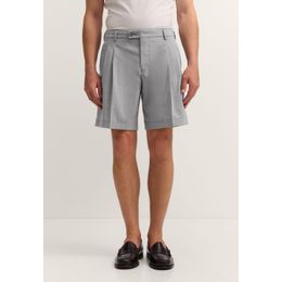 Bugatti Herren Shorts aus Woll-Baumwoll-Mix mit Struktur