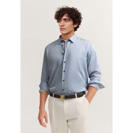 Bugatti Herren Hemd mit Under-Button-Down Kragen