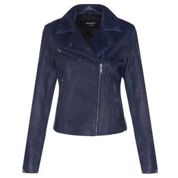 Klassische Damen-Brando-Bikerjacke aus Leder in Loughton
