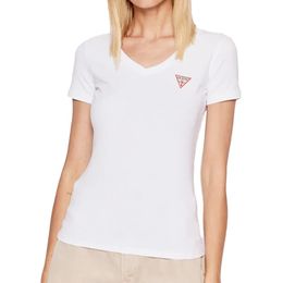 T-Shirt Guess Damen Classic Logo Dreieck